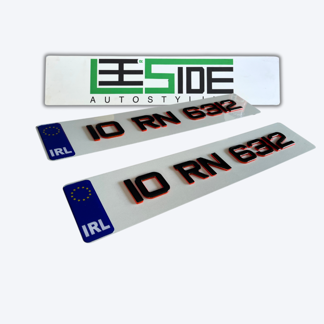3D/4D Number Plates and Accessories – Leeside Autostyling Cork 🇮🇪